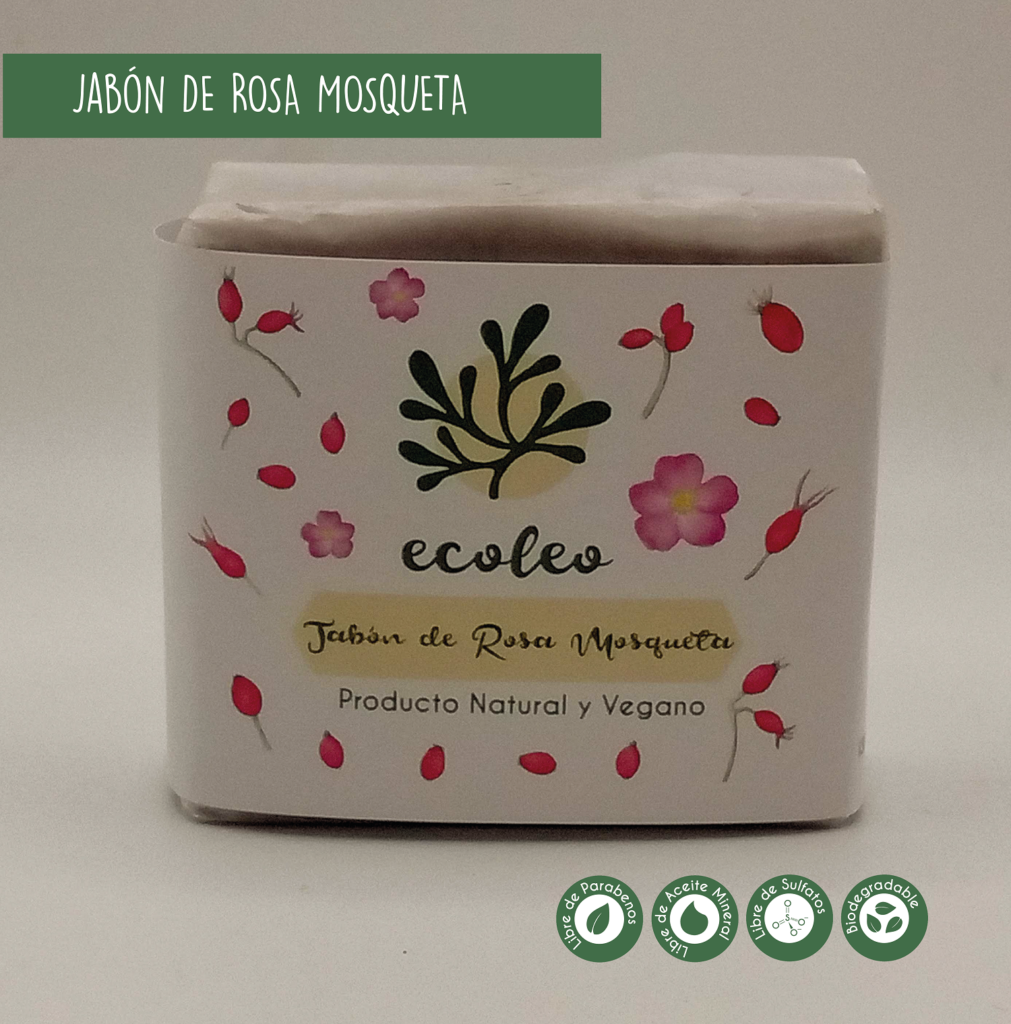 Jabón de Rosa Mosqueta | ECOLEO